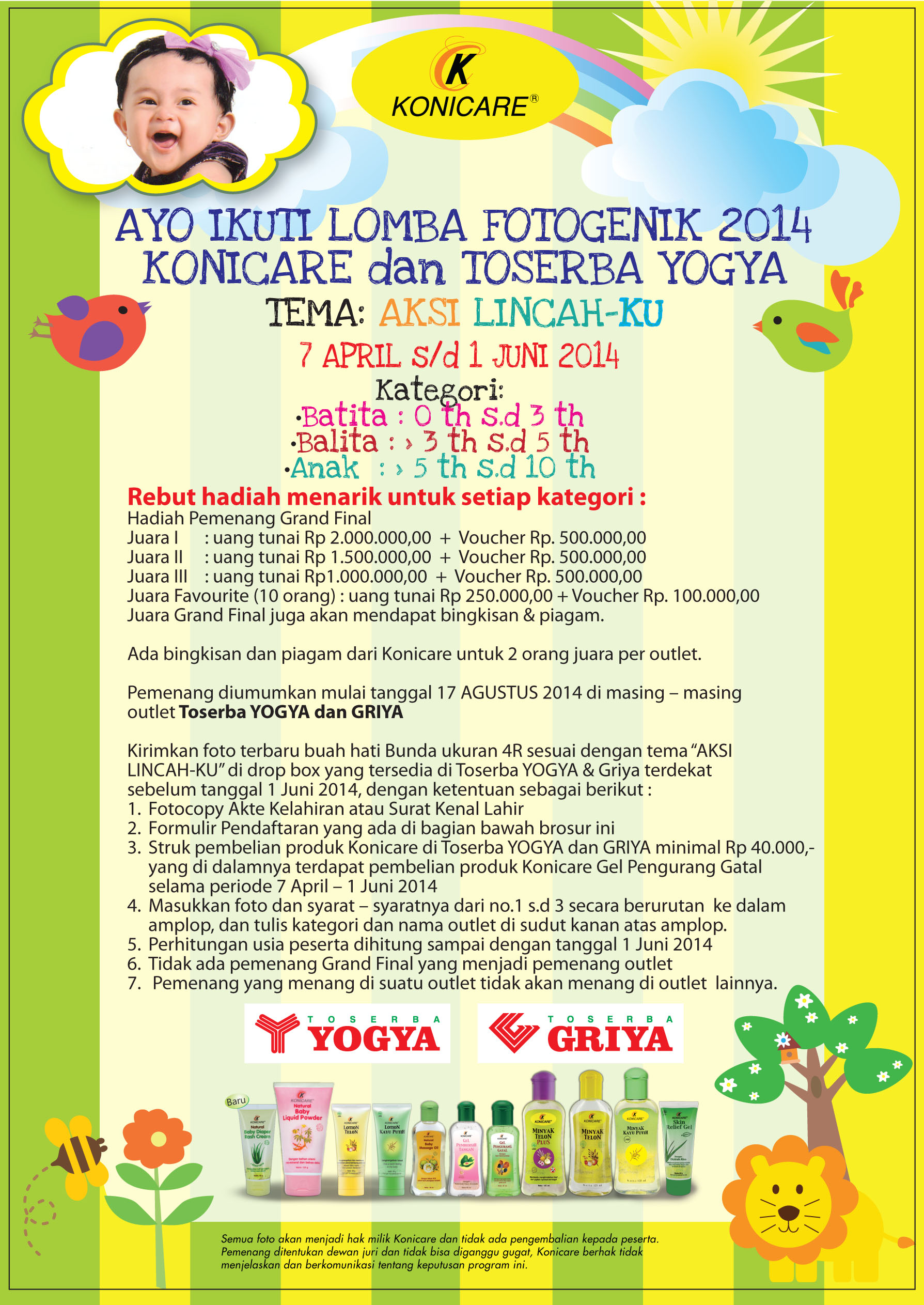 LOMBA FOTOGENIK KONICARE 2014 | Konimex