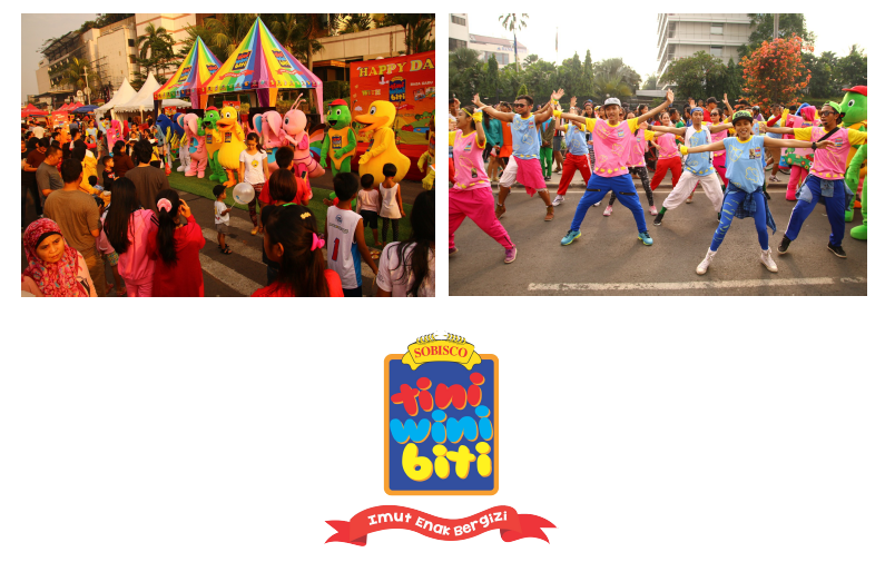 Kemeriahan Tini Wini Biti di Car Free Day Jakarta | Konimex